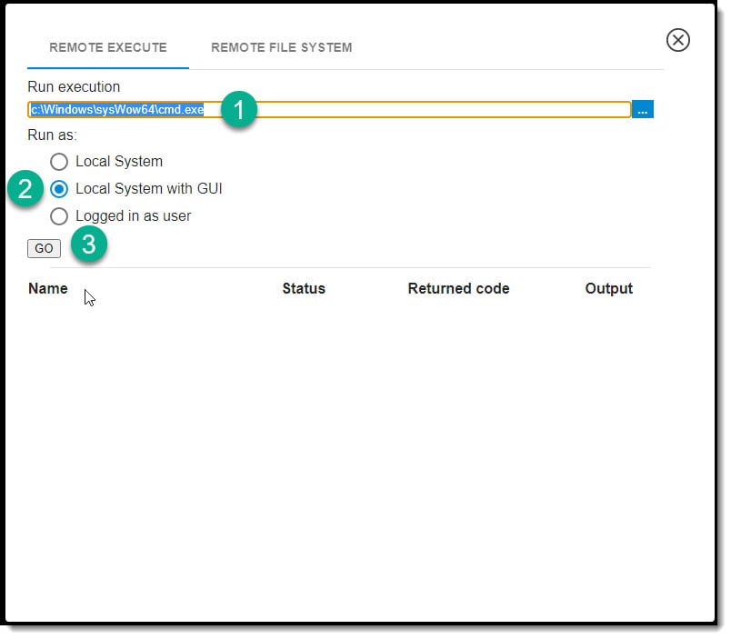 How to open a command prompt running as the Microsoft "Local System ...