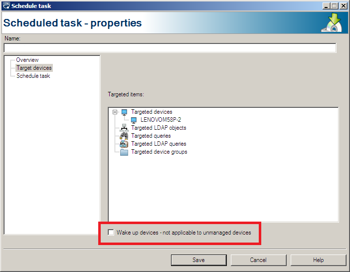 How does the Power Management "Turn On" task work?