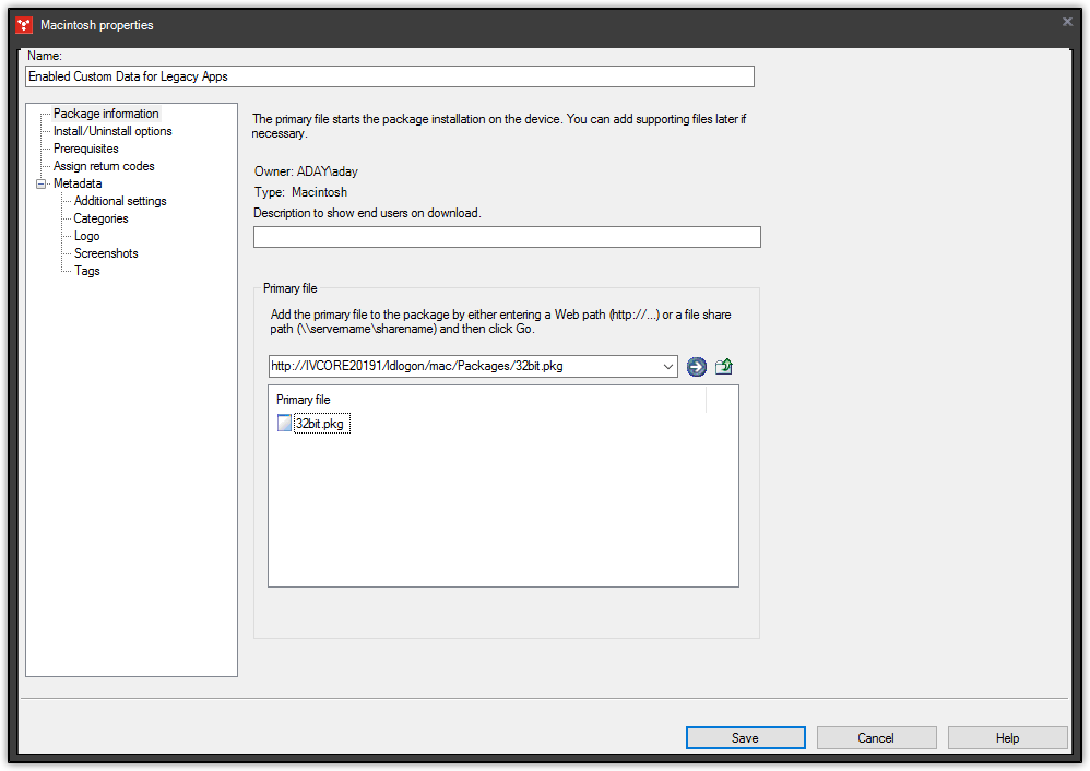 How to use Custom Data for Mac Agents in Ivanti EPM
