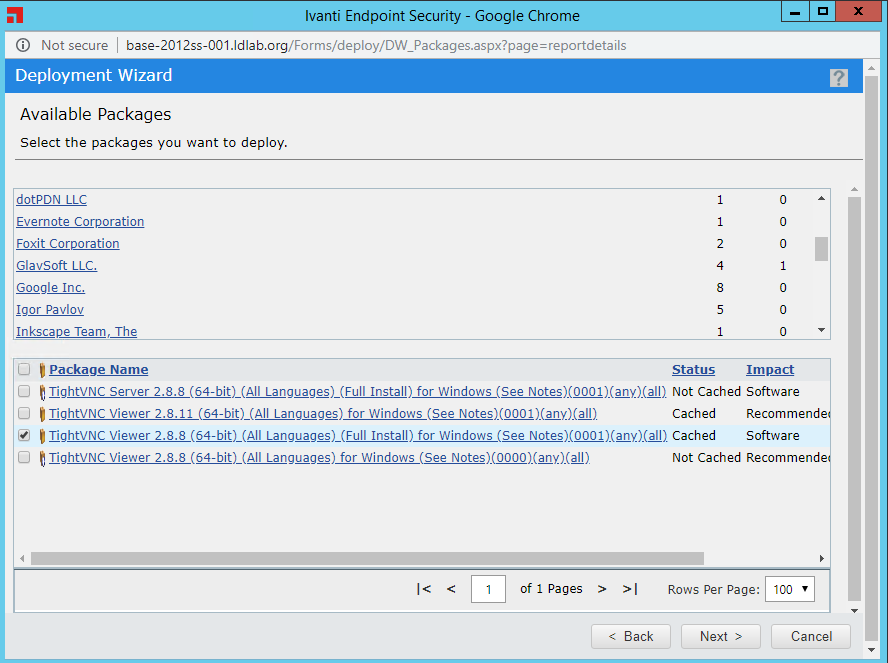 Uninstalling software using Patch and Remediation