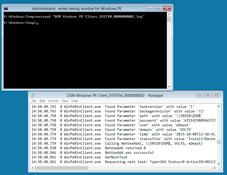 Troubleshooting HEAT DSM OSD error 'Netuseadd returned 53'