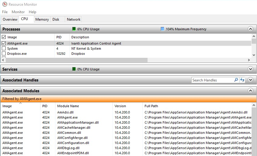Verifying Anti Virus exclusions using the Resource Monitor or ...