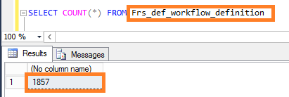 How To: How workflows looks like in SQL database.