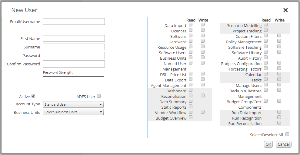 Ivanti License Optimizer - Managing Users