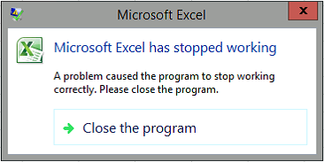 Oracle SmartView causes Excel to crash when personalized