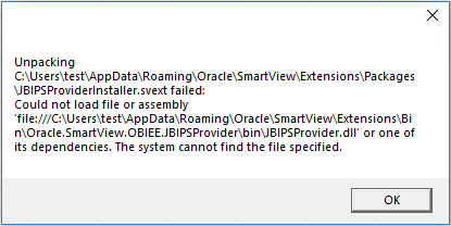 Oracle SmartView causes Excel to crash when personalized