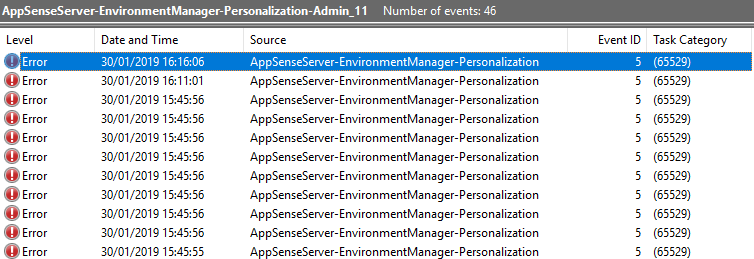 "HttpException: Request timed out" errors on the Personalization Server