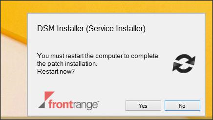 Reboot notification after installing patches via Advanced Patch ...