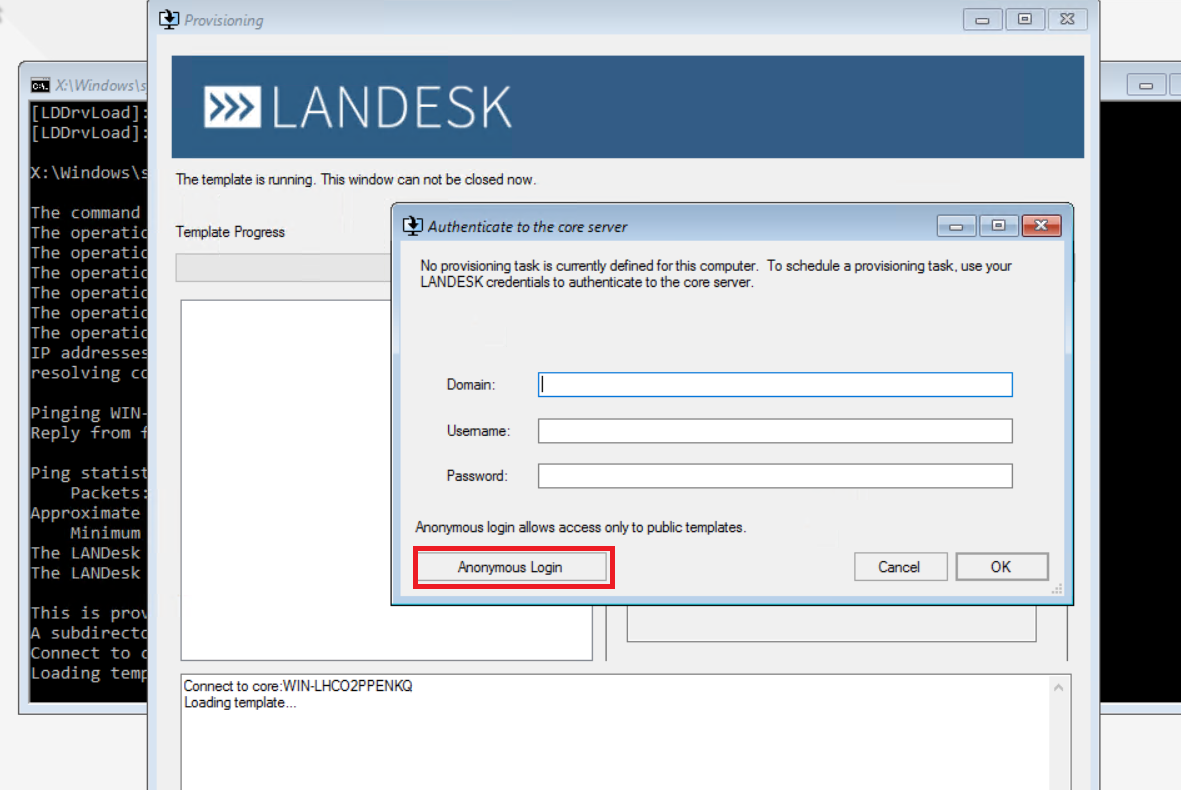How to allow anonymous login public templates