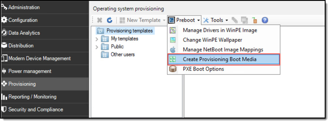 How to PXE Boot A VM Using A BootWIM ISO