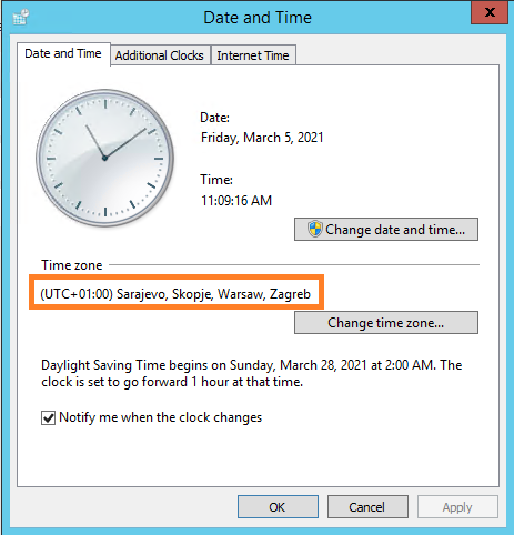 Incorrectly displayed dates in Request Offerings.