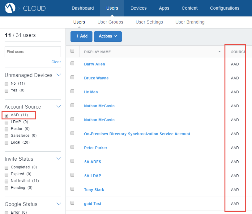 MobileIron Cloud: Azure Active Directory User and Group Import and ...