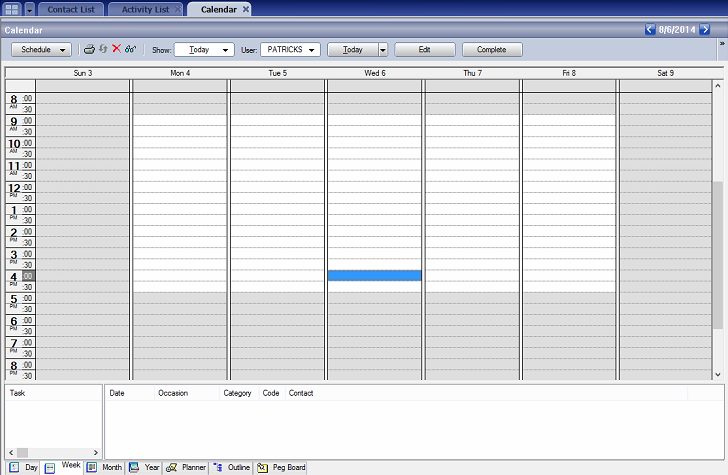 How to turn off the weekend in the graphical calendar weekly view? How ...