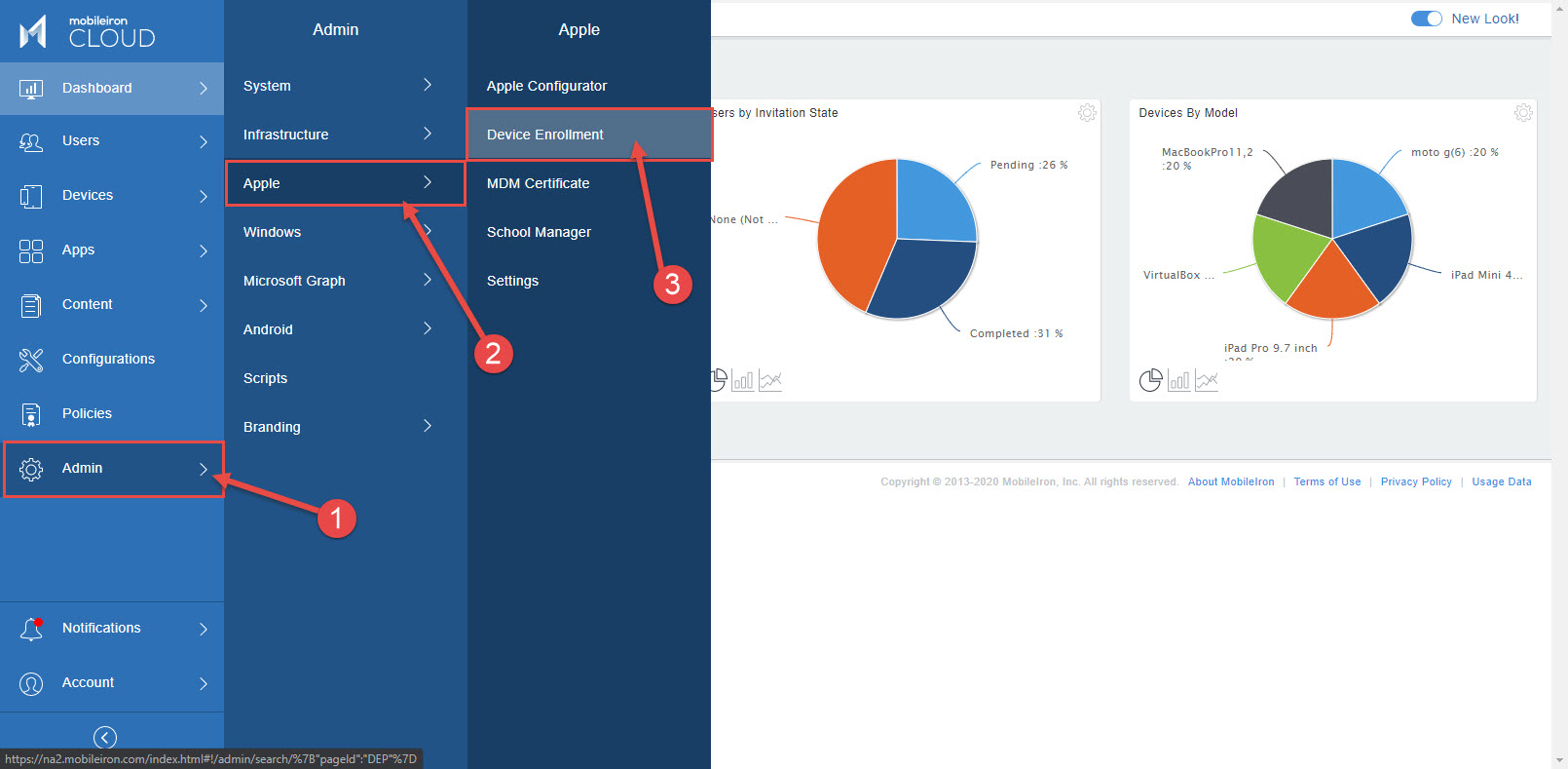 MobileIron Cloud: Apple Business Manager Device Enrollment Configuration