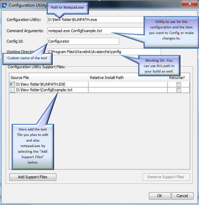 Package Builder Configuration