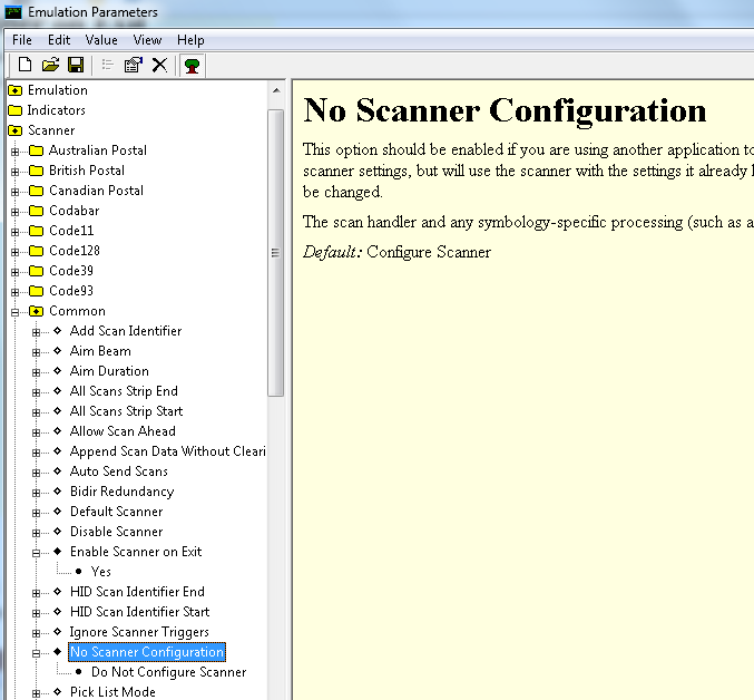 Intermec CV31 or CV41 Tethered scanner setup / Scanning not working ...