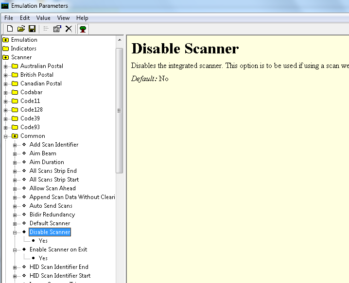 Intermec CV31 or CV41 Tethered scanner setup / Scanning not working ...