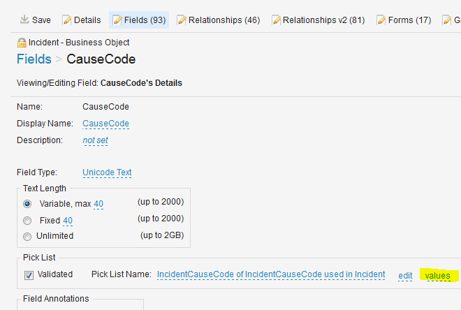 How to Edit Resolution Cause Code List