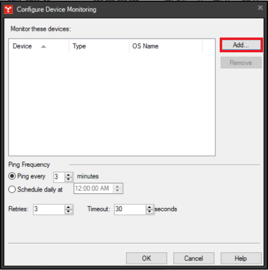 How to Configure Device Monitoring Alerts for System Connectivity in ...