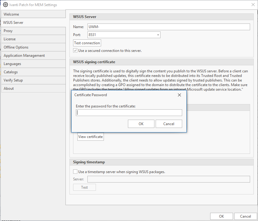 Error importing a certificate The file import failed Either the file or ...