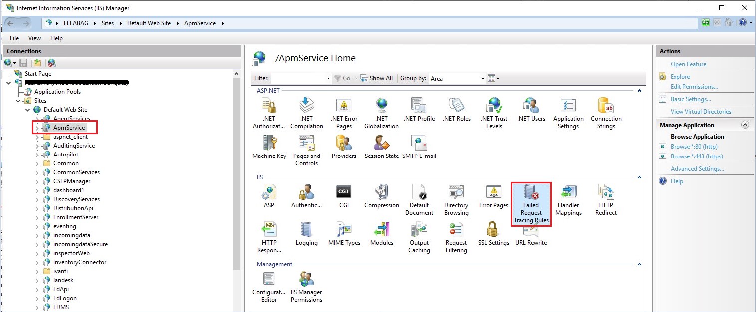 How To: Enable IIS Failed Request Tracing