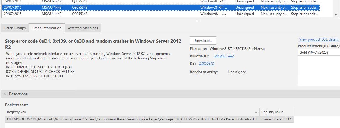Understand Patch installation failure codes