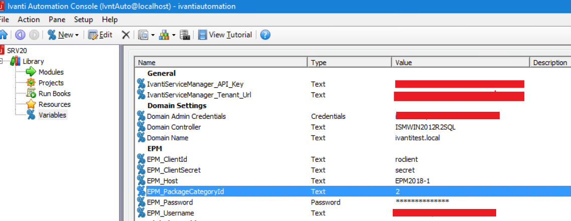 Software Deployment in Service Catalog using Endpoint Manager and Ivanti Automation error ...