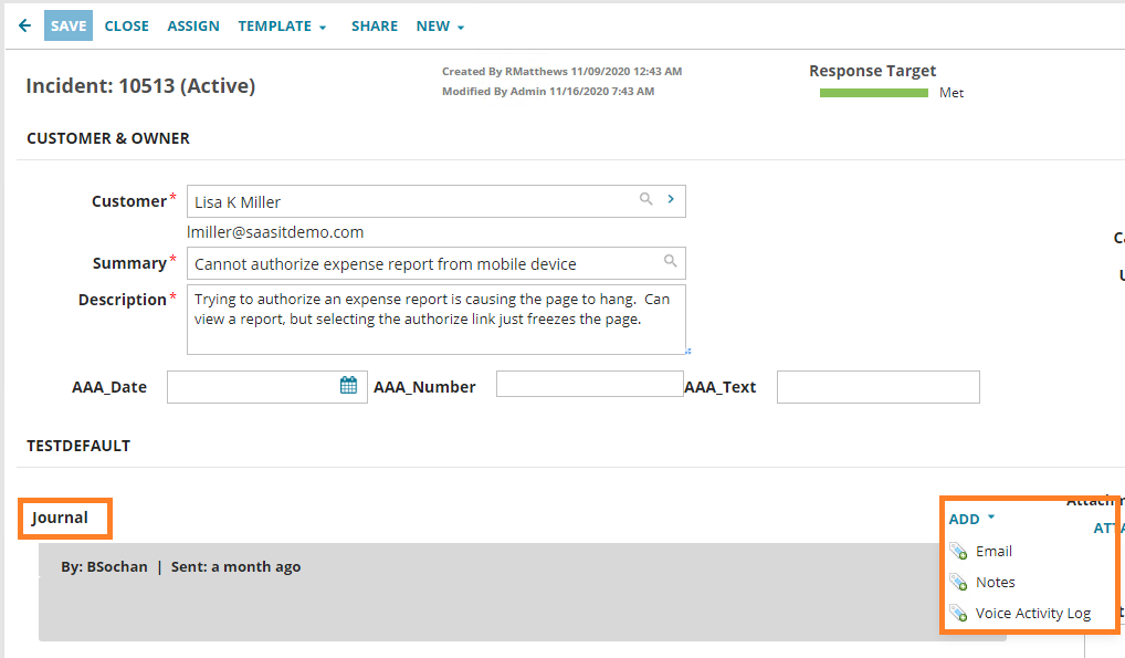 How to automatically add footers to notes / emails sent via Journal?