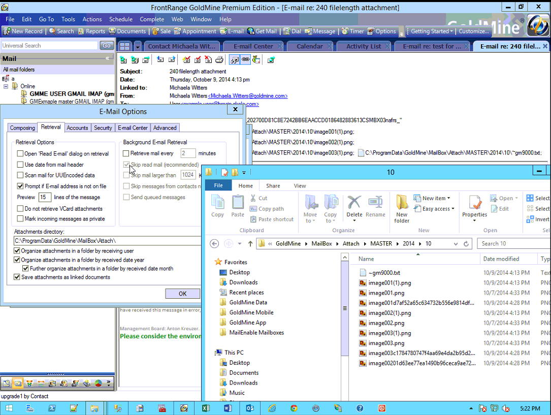 Is there an attachment character limit and what it is?