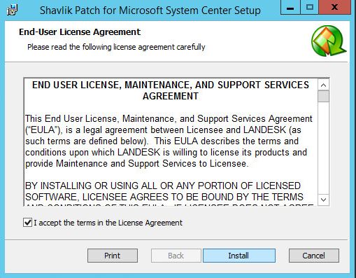 Upgrade Installation Procedure For Shavlik Patch