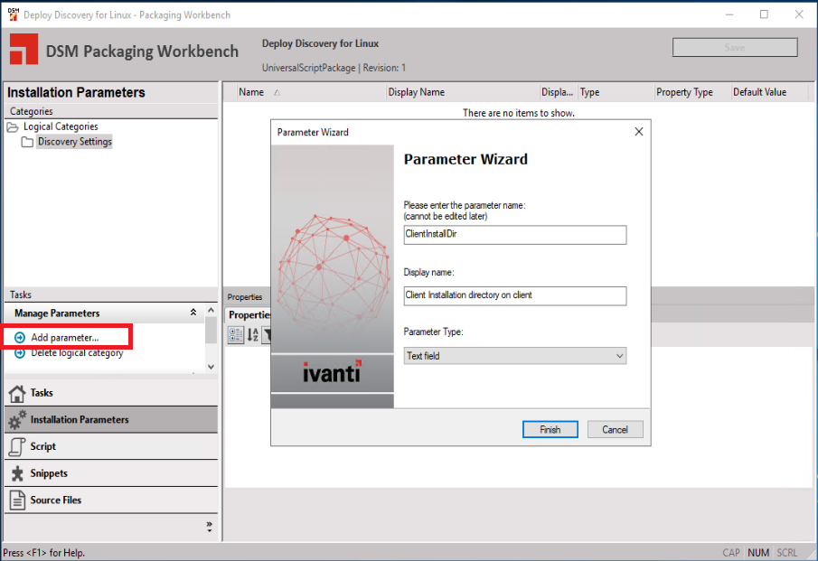 How to create a software package in DSM to deploy the Discovery Client ...