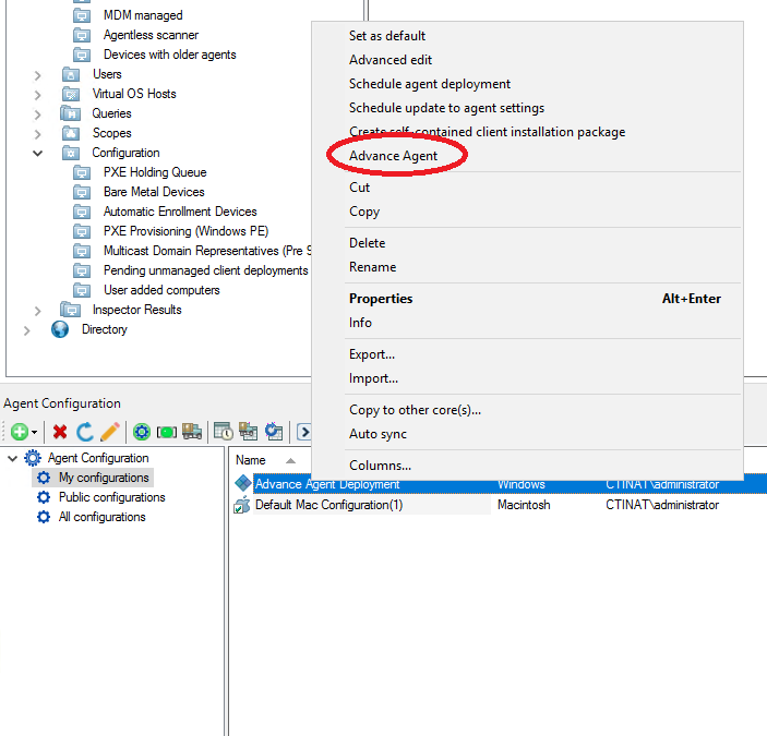 How to Deploy an Advance Agent via GPO