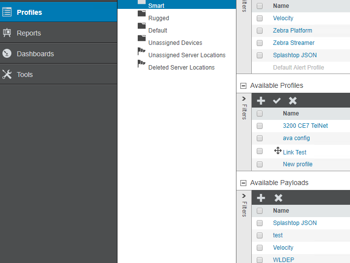 Configuring Enterprise Home Screen the XML Configuration File Avalanche