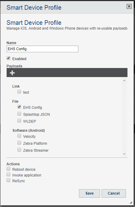 Configuring Enterprise Home Screen the XML Configuration File Avalanche