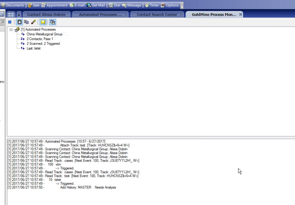Analyzing and Troubleshooting Automated Processes while they are executed.