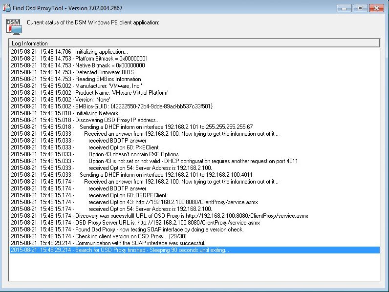 How to use the FindOsdProxy.exe to troubleshoot OSD PXE issues