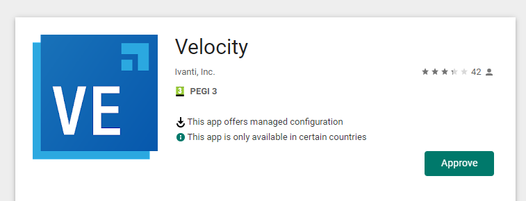 Distributing Velocity profiles or configuration manifest Using AirWatch MDM