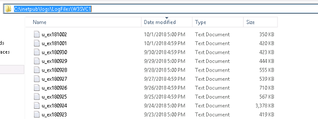 How to view IIS Logs
