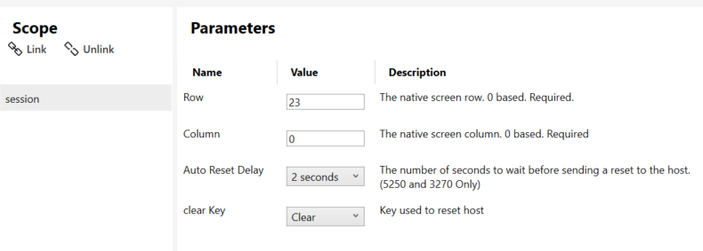 Velocity script to reset when error message is displayed on the screen