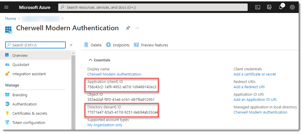 Configuring Modern Authentication Using Microsoft Azure