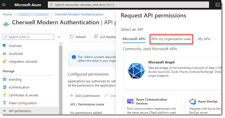 Configuring Modern Authentication Using Microsoft Azure