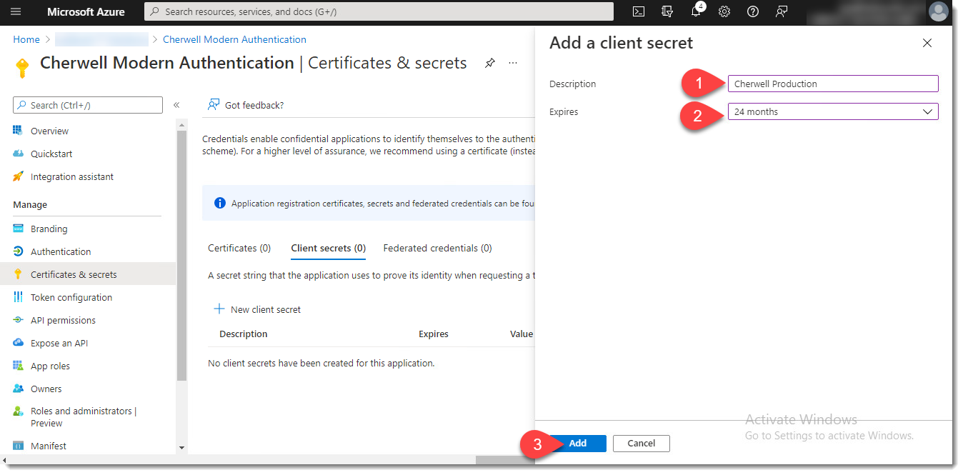 Configuring Modern Authentication Using Microsoft Azure