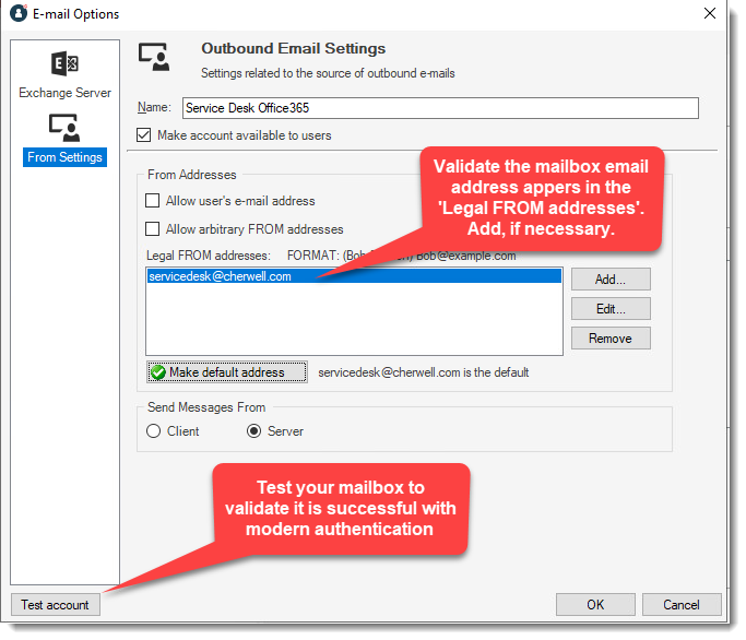 Configuring Modern Authentication Using Microsoft Azure