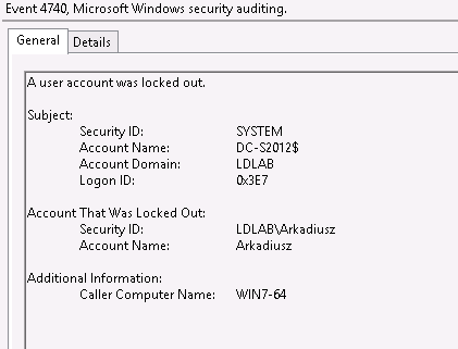 How to trace the source of a bad password/account lockout in AD