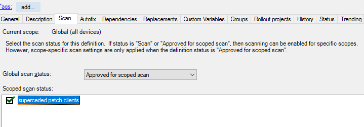 How to patch endpoints with superceded (replaced) patches.