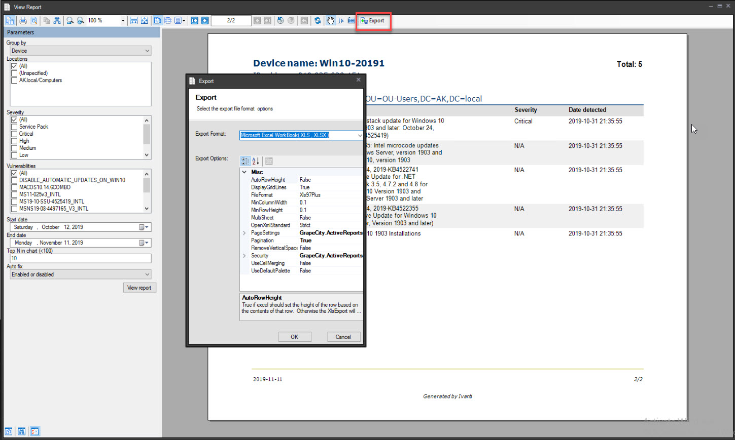 Getting Started with Patch Reporting(Basic Reports)