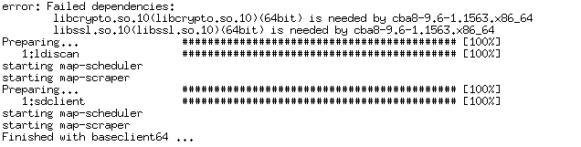 How to use YUM to fix linux agent dependency package issue