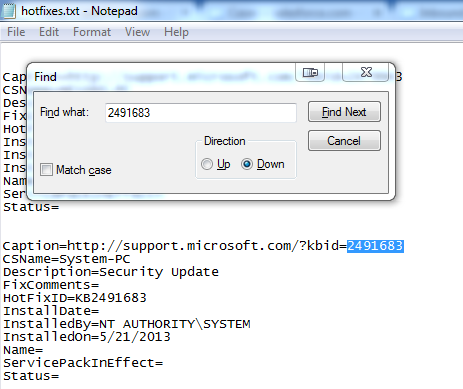 How To: View Installed Updates for Windows Using WMIC