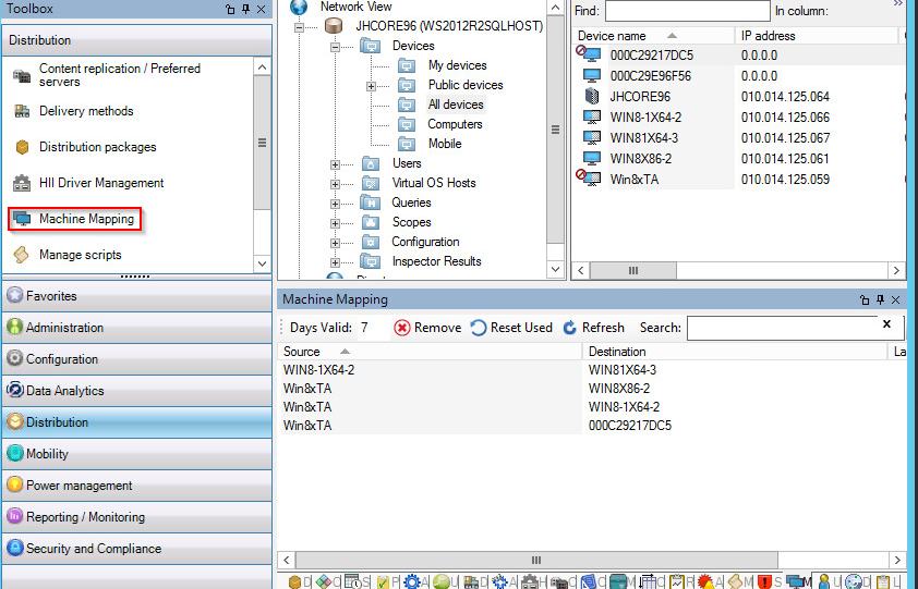 How to use Machine Mapping