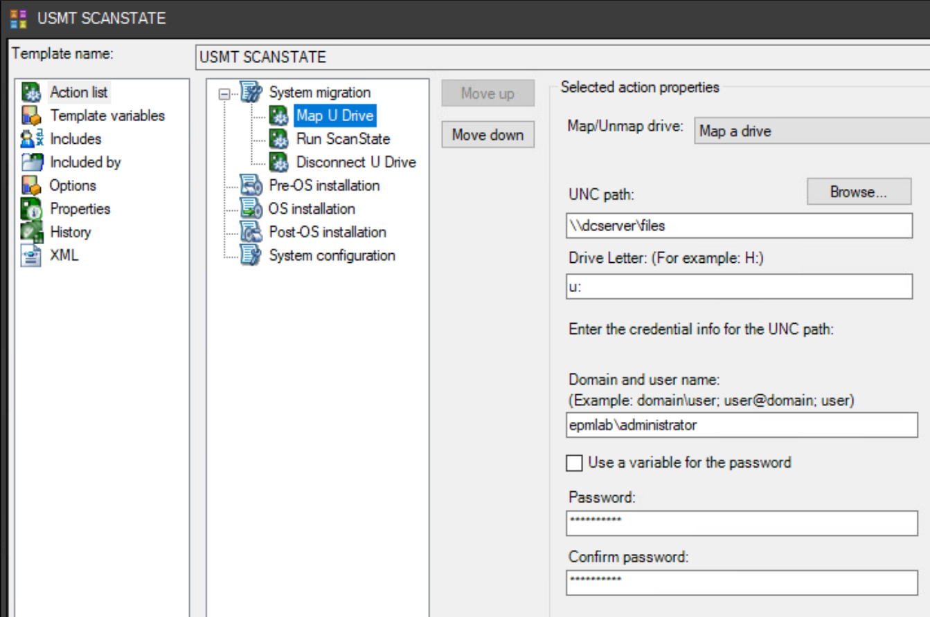 Use ScanState and LoadState With a Mapped Network Drive